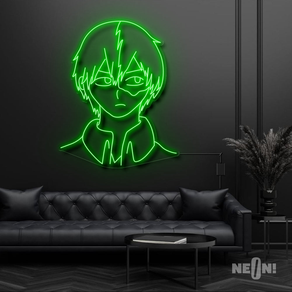 Todoroki Neon Sign - My Hero Academia | The Neon Store