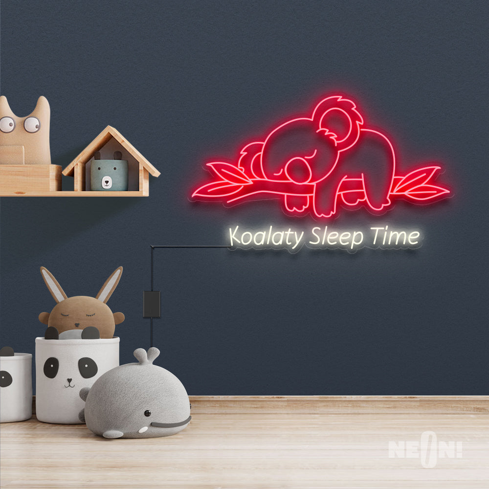 Order 'Koalaty Sleep Time' Neon Sign In Australia | The Neon Store